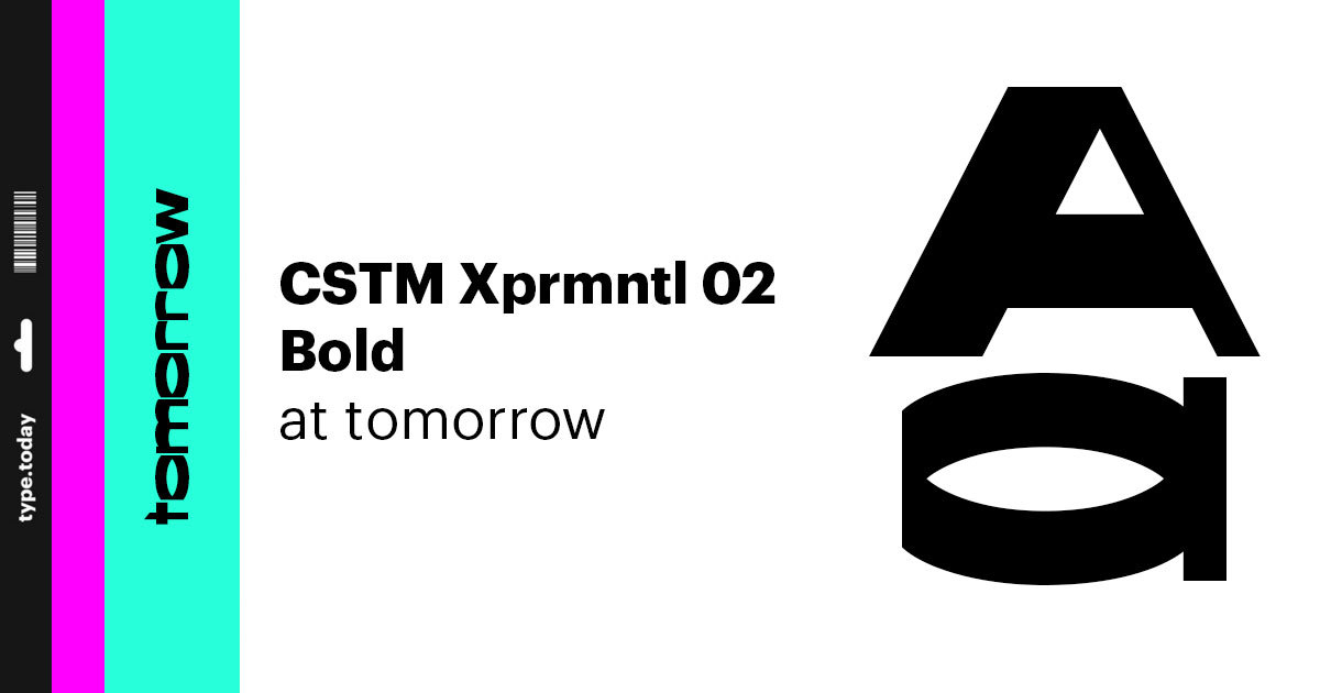 CSTM Xprmntl 02 Bold Bold