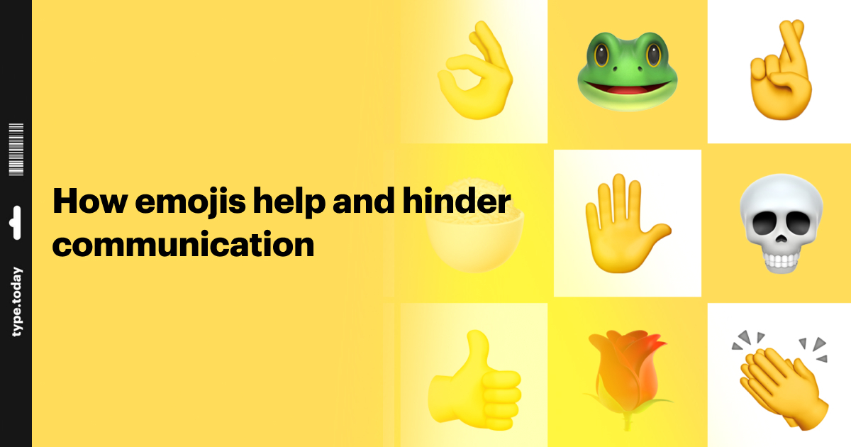 How emojis help and hinder communication