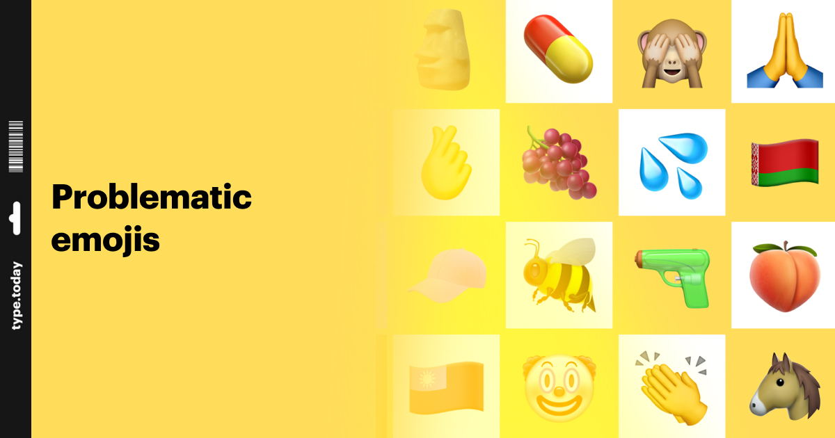 Problematic emojis