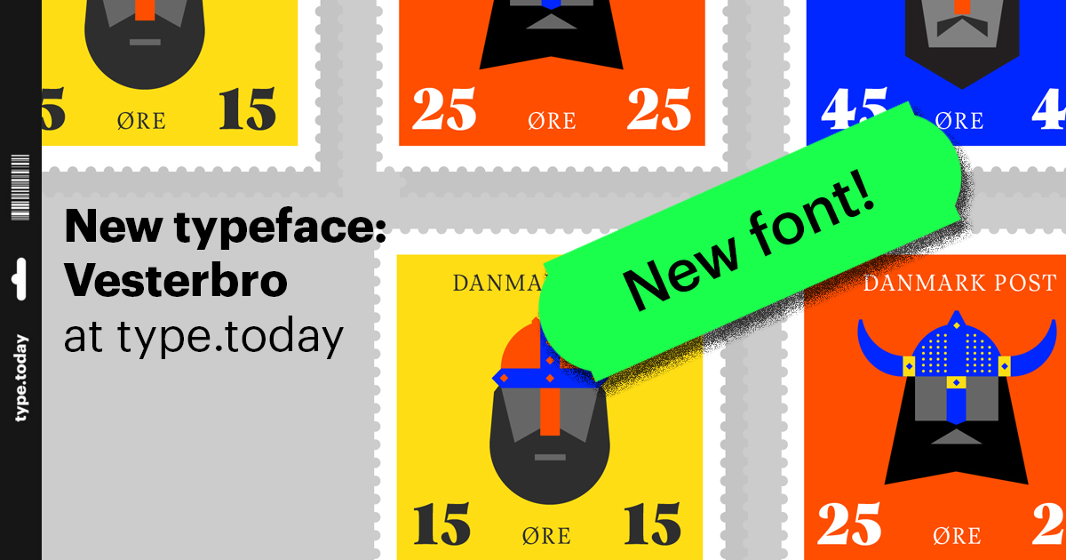 New typeface: Vesterbro
